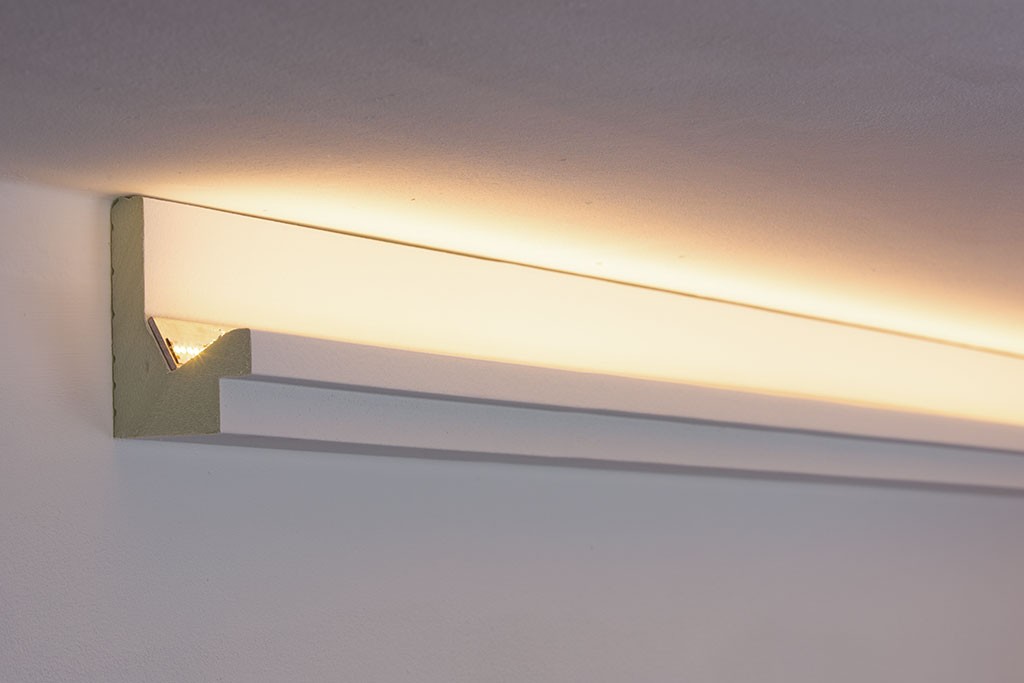 LED cove moldings for indirect lighting "WDML-55C-PR
