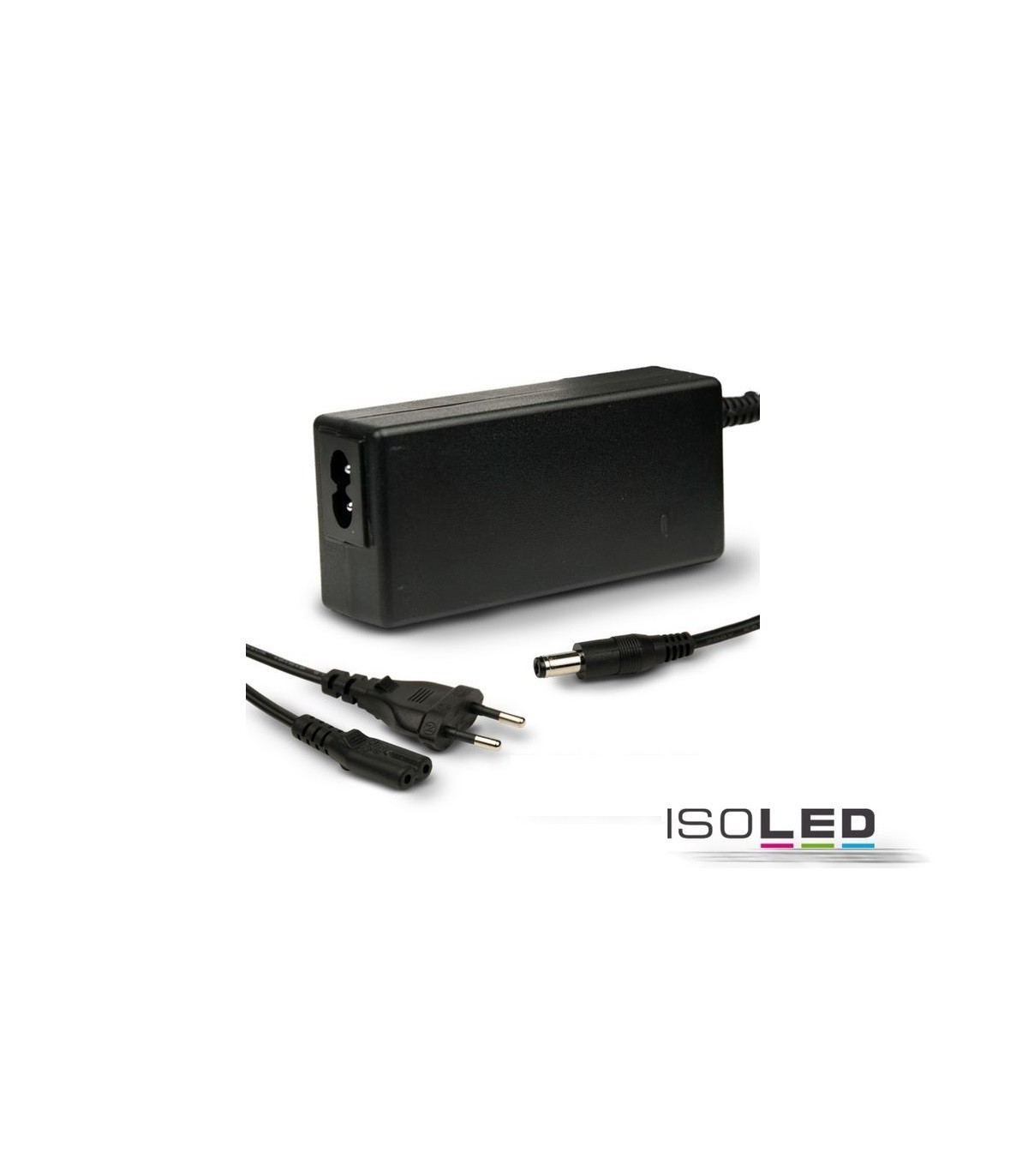 LED Trafo 0-60 Watt, 24 Volt DC mit Rund- und Flachstecker-LED-RF60WATT